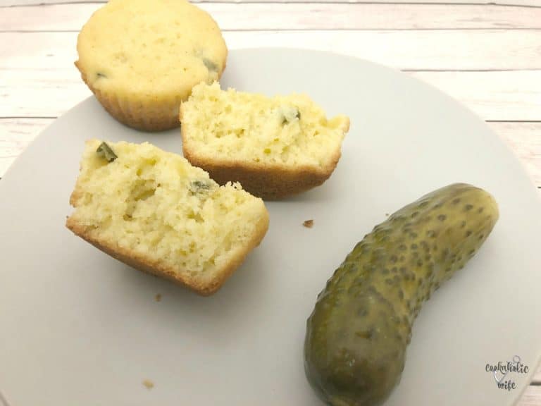 Dill Pickle Cornbread Muffins with Pickle Butter - Cookaholic Wife