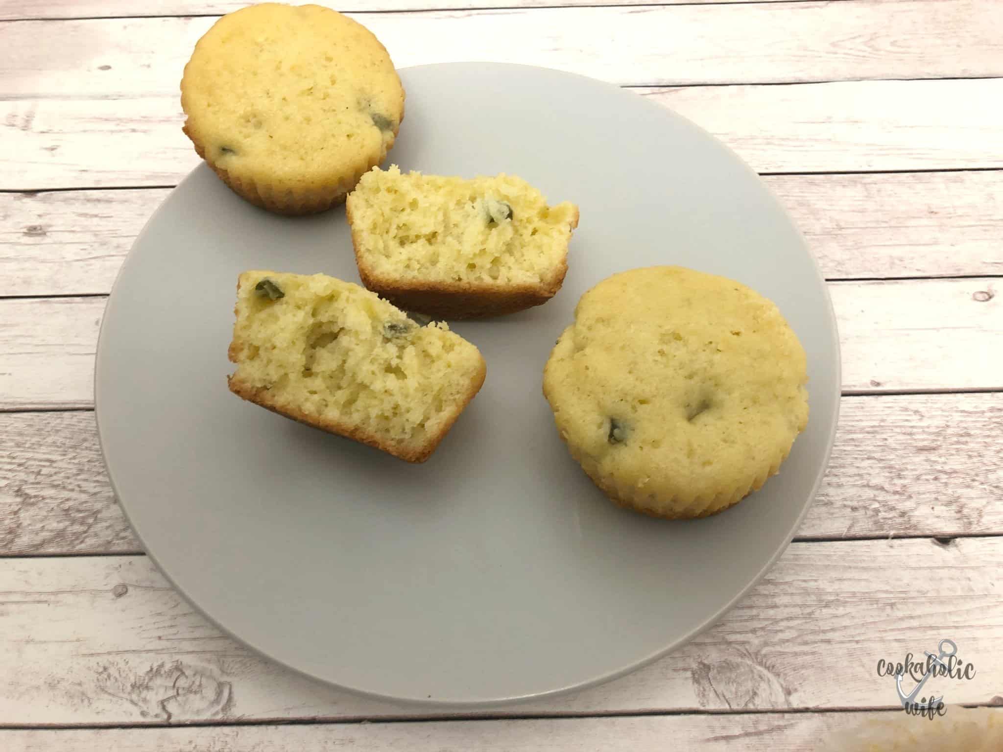 Dill Pickle Cornbread Muffins with Pickle Butter - Cookaholic Wife