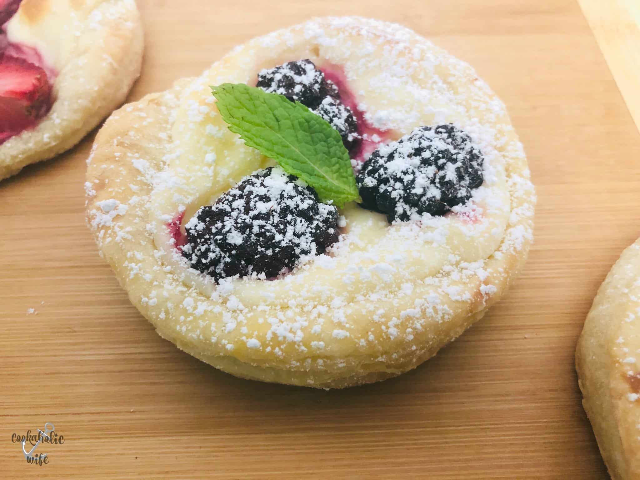 Mixed Berry Cheese Danish - Cookaholic Wife