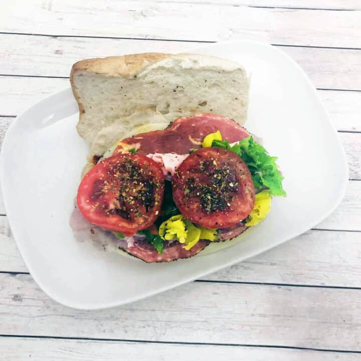 Italian Cold Cut Sandwich - Cookaholic Wife