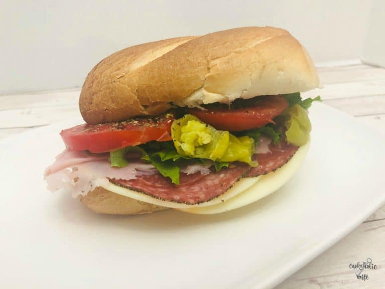 Italian Cold Cut Sandwich - Cookaholic Wife