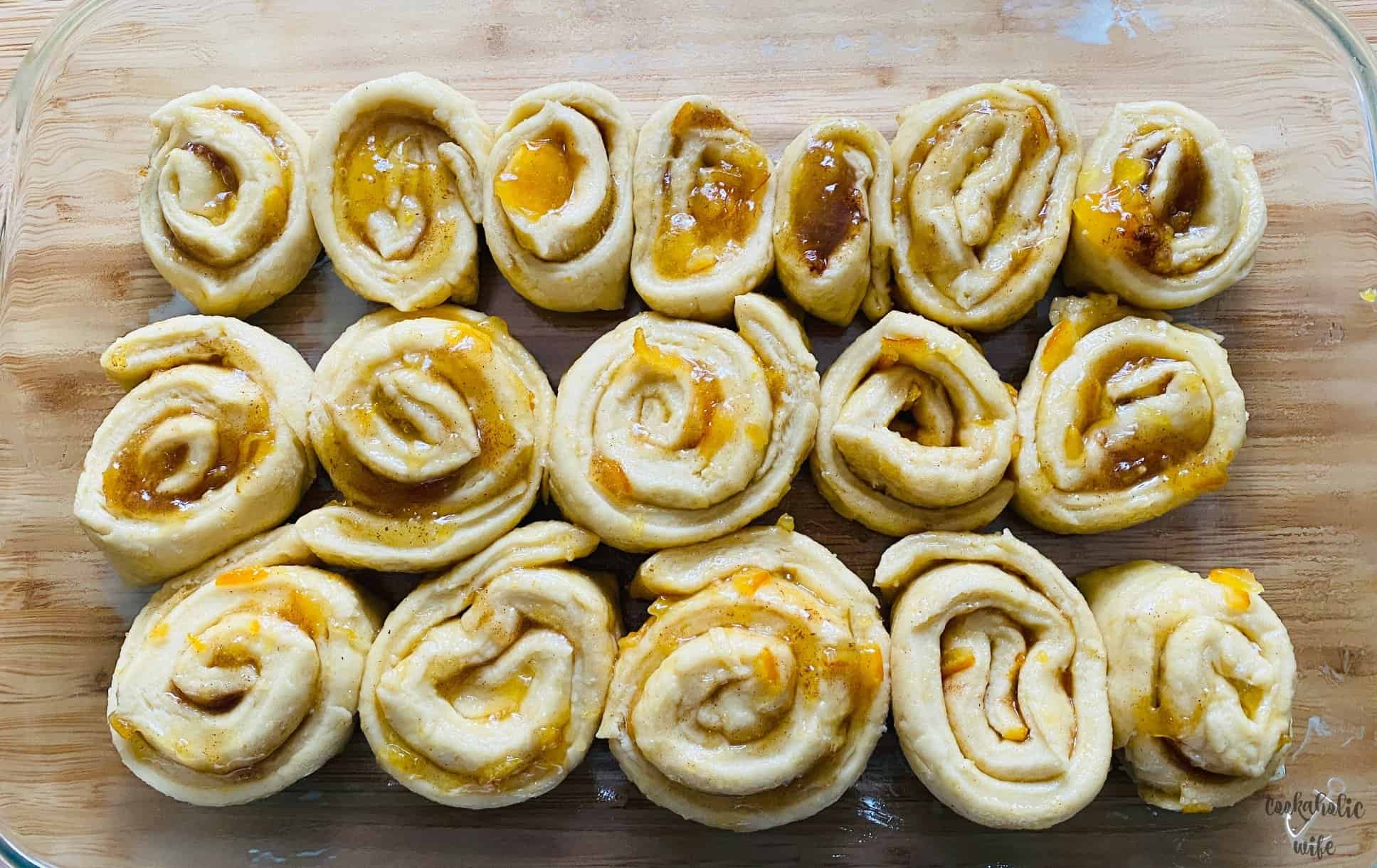 Orange Sweet Rolls - Cookaholic Wife