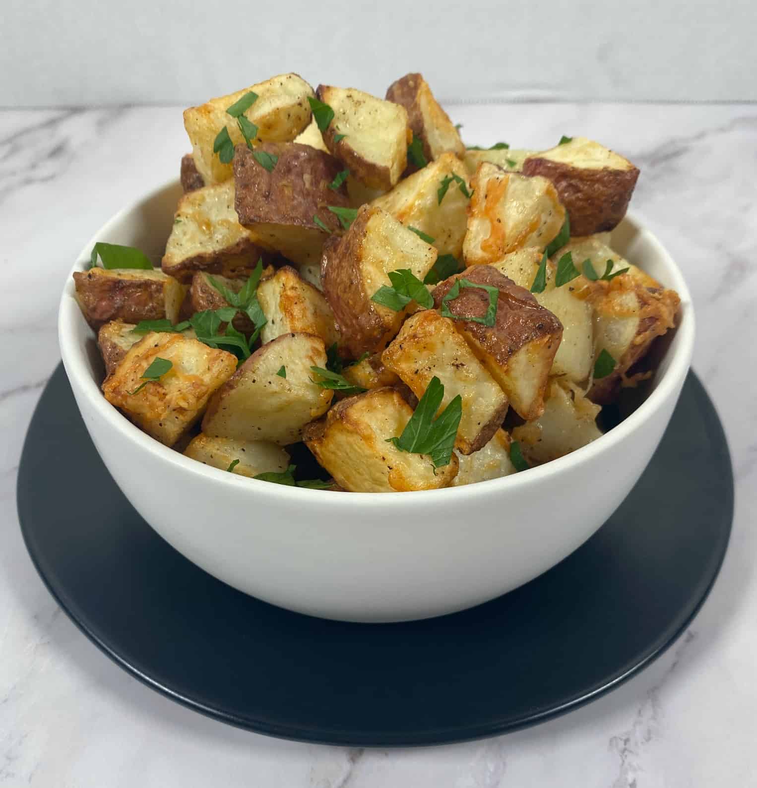 Parmesan Parsley Roasted Potatoes - Cookaholic Wife