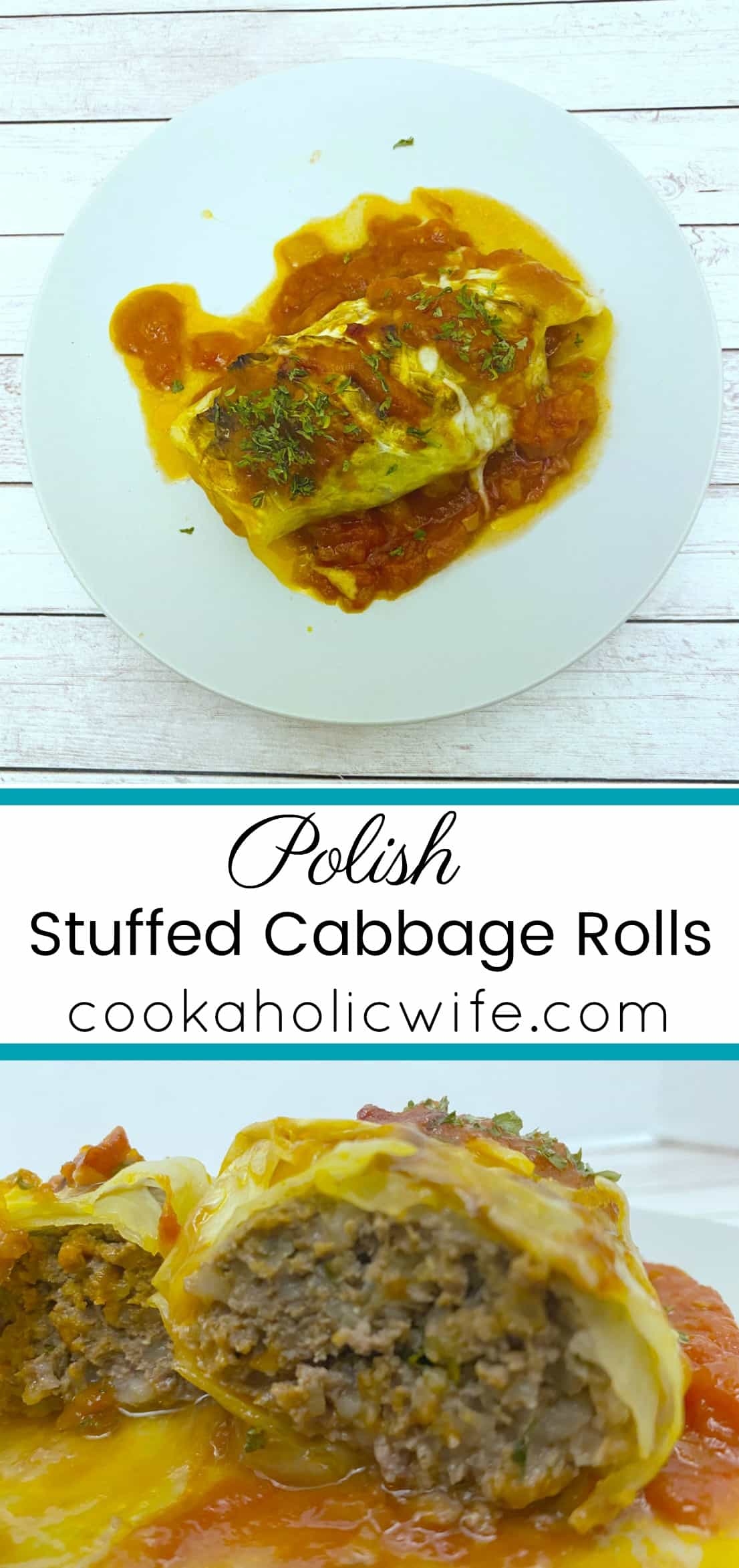 Polish Stuffed Cabbage Rolls - Cookaholic Wife