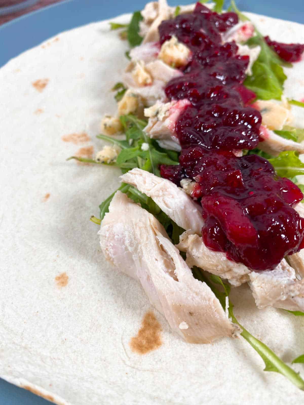 Thanksgiving Turkey Cranberry Wrap - Cookaholic Wife