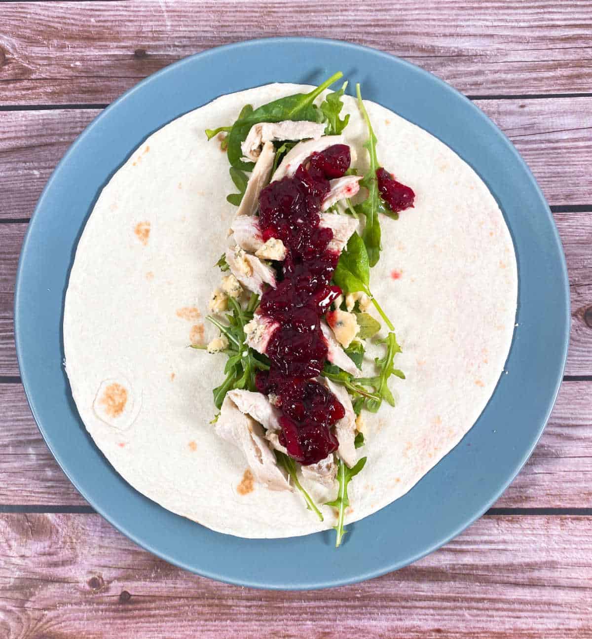 Thanksgiving Turkey Cranberry Wrap - Cookaholic Wife
