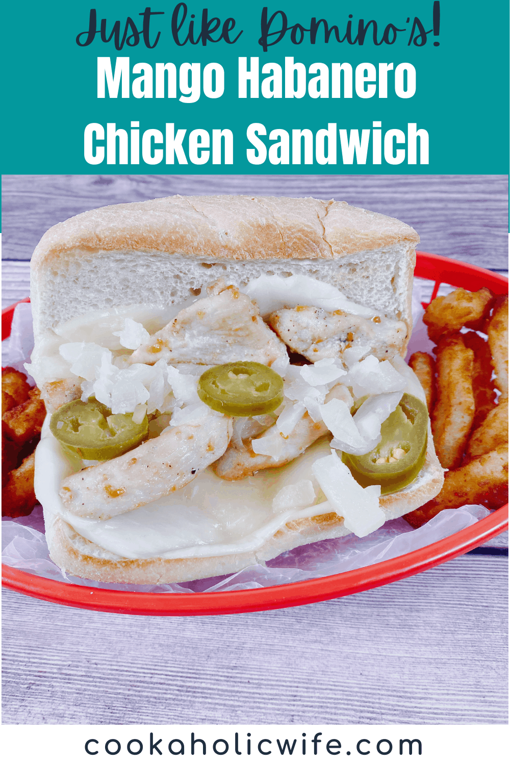 Mango Habanero Chicken Sandwich - Cookaholic Wife
