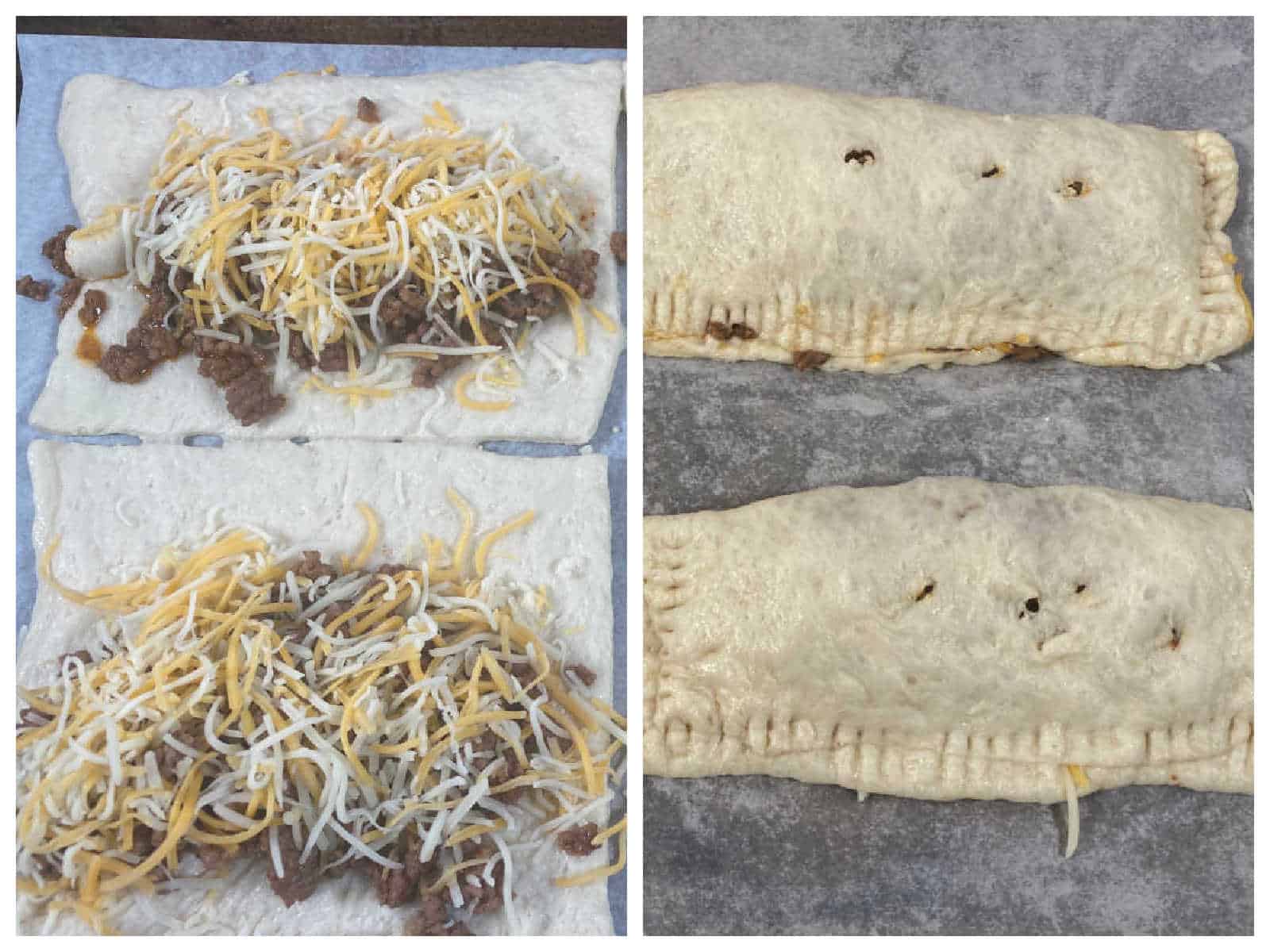 Easy Cheesy Taco Calzones - Cookaholic Wife