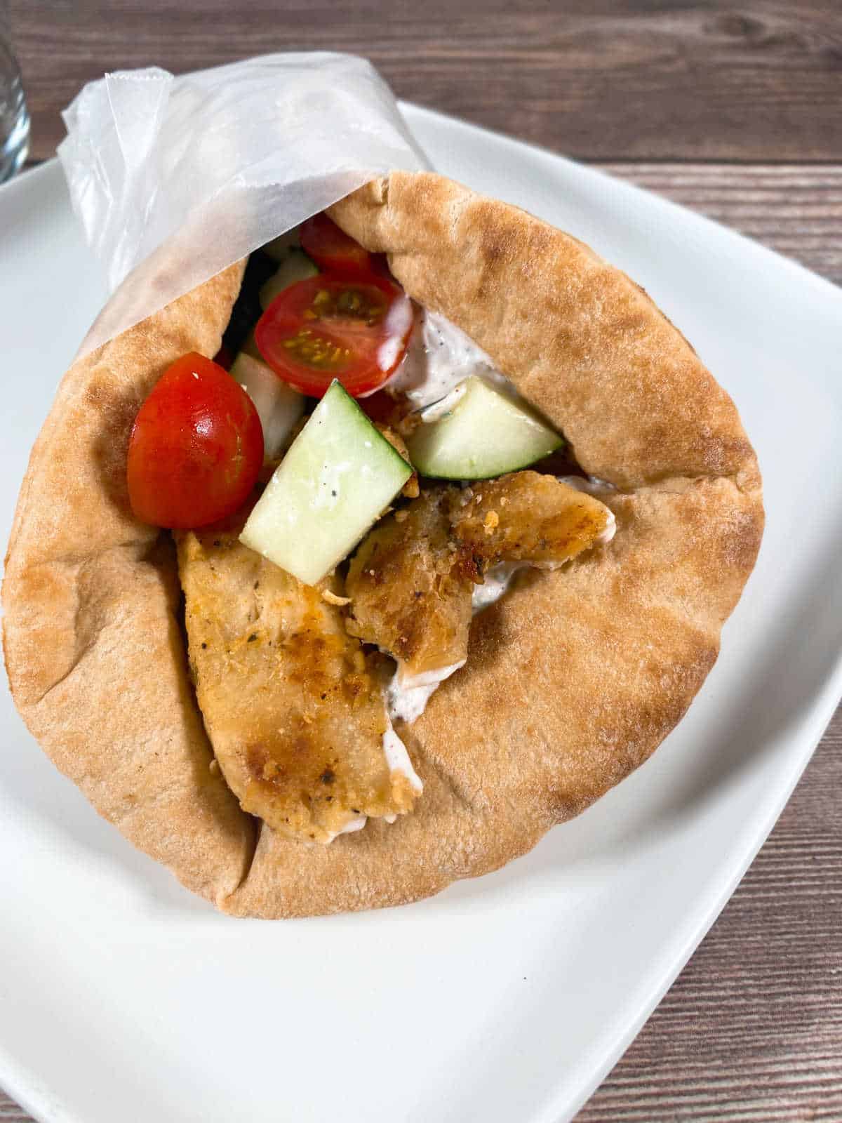 Mediterranean Chicken Gyro - Cookaholic Wife