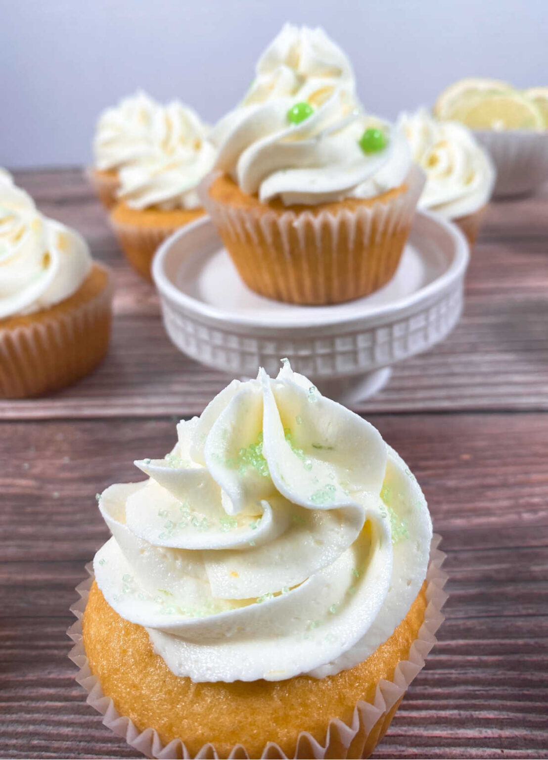 Lemon Lime Filled Cupcakes - Cookaholic Wife
